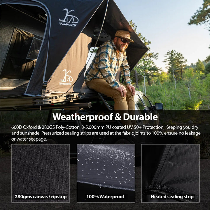 Aluminum Rollover Hard Shell Roof Top Tent for SUVs – Younghunter