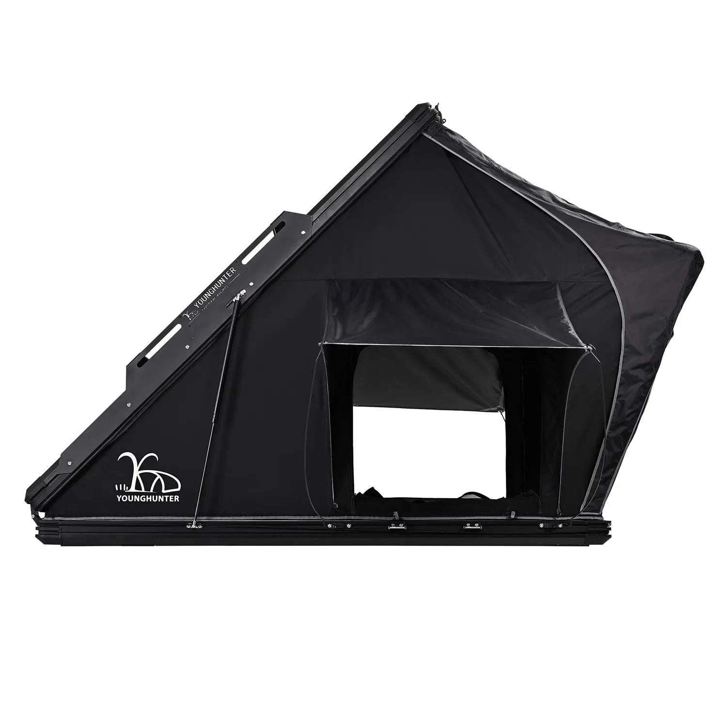 Upgraded Camping SUV Triangle Aluminum Hard Shell Roof Top Tent with ...